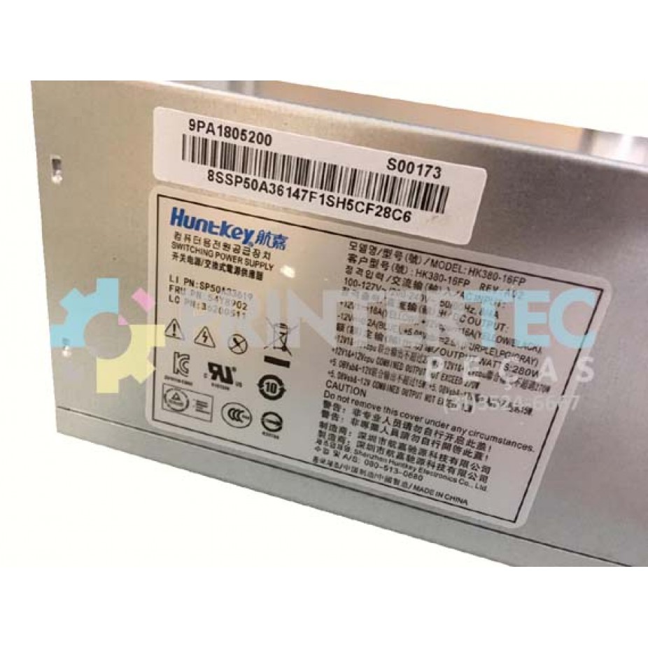 FONTE LENOVO TS140 / TS230 - 280W POWER SUPPLY