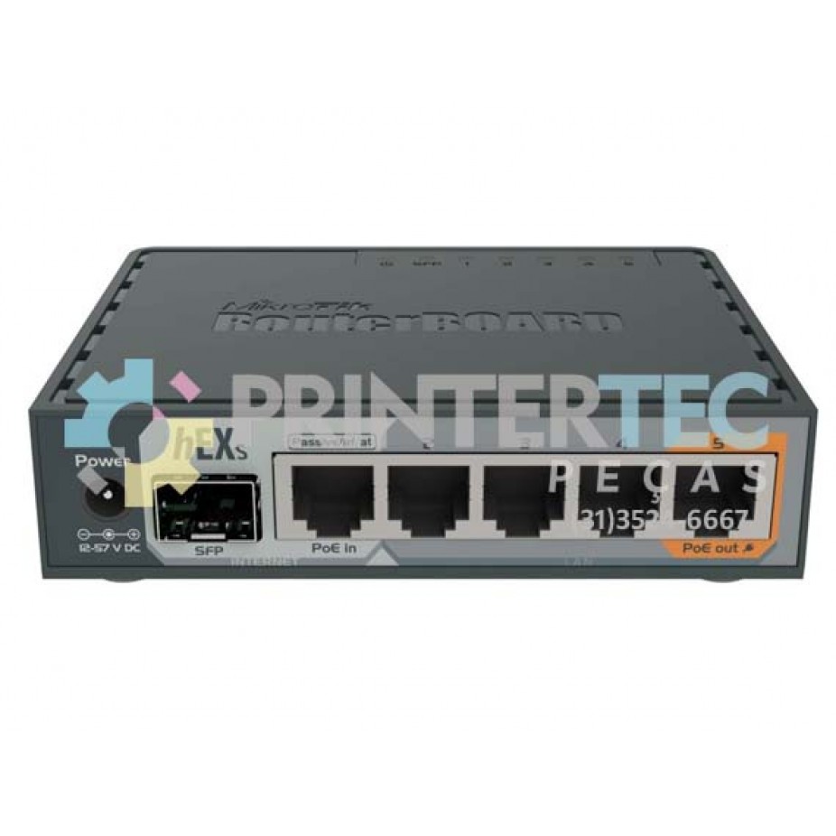 ROTEADOR MIKROTIK ROUTERBOARD HEX S RB760IGS