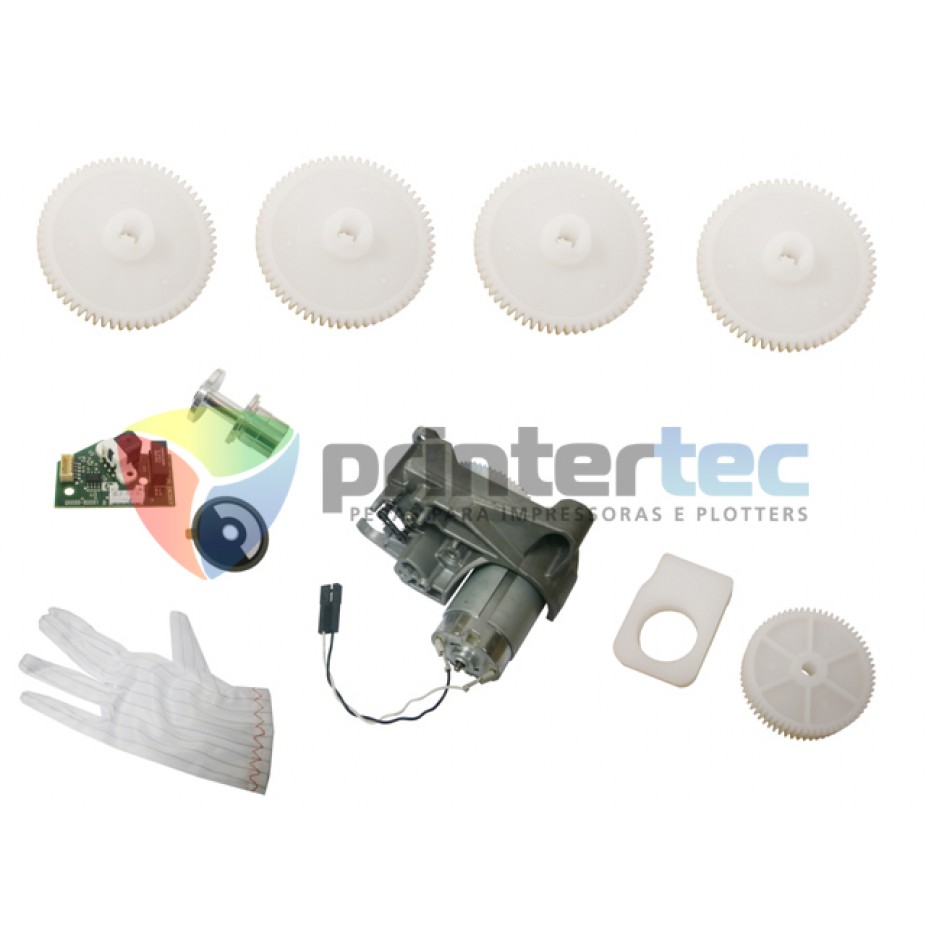 MOTOR HP DSJ T920 / T1500 / T2500 DO PAPEL C\ SENSOR DISCO